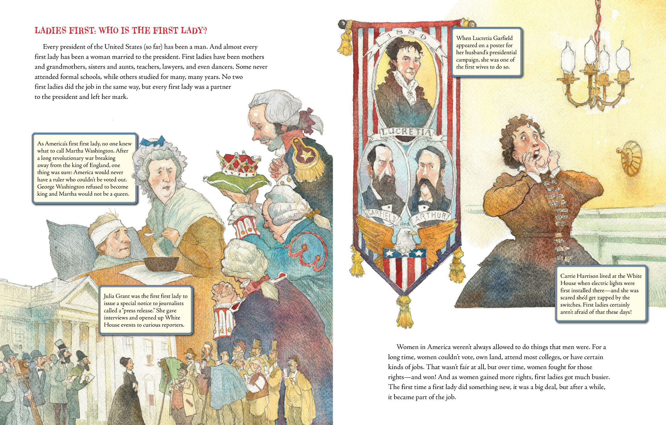 Seven Impossible Things Before Breakfast » Blog Archive » First Ladies ...